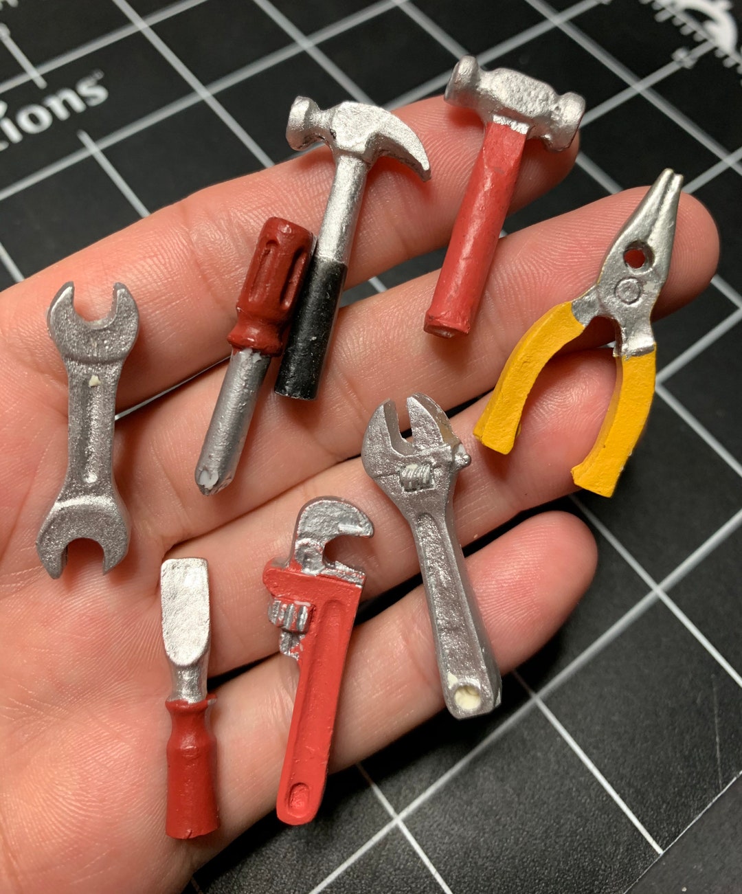 Tools Silicone Mold Hammer-wrench-screwdriver-pliers-handyman Tools for ...