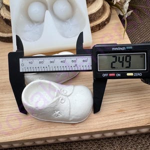 Baby Boy Connected Shoes Shoe Handmade Silicone Mold for Fondant-resin ...