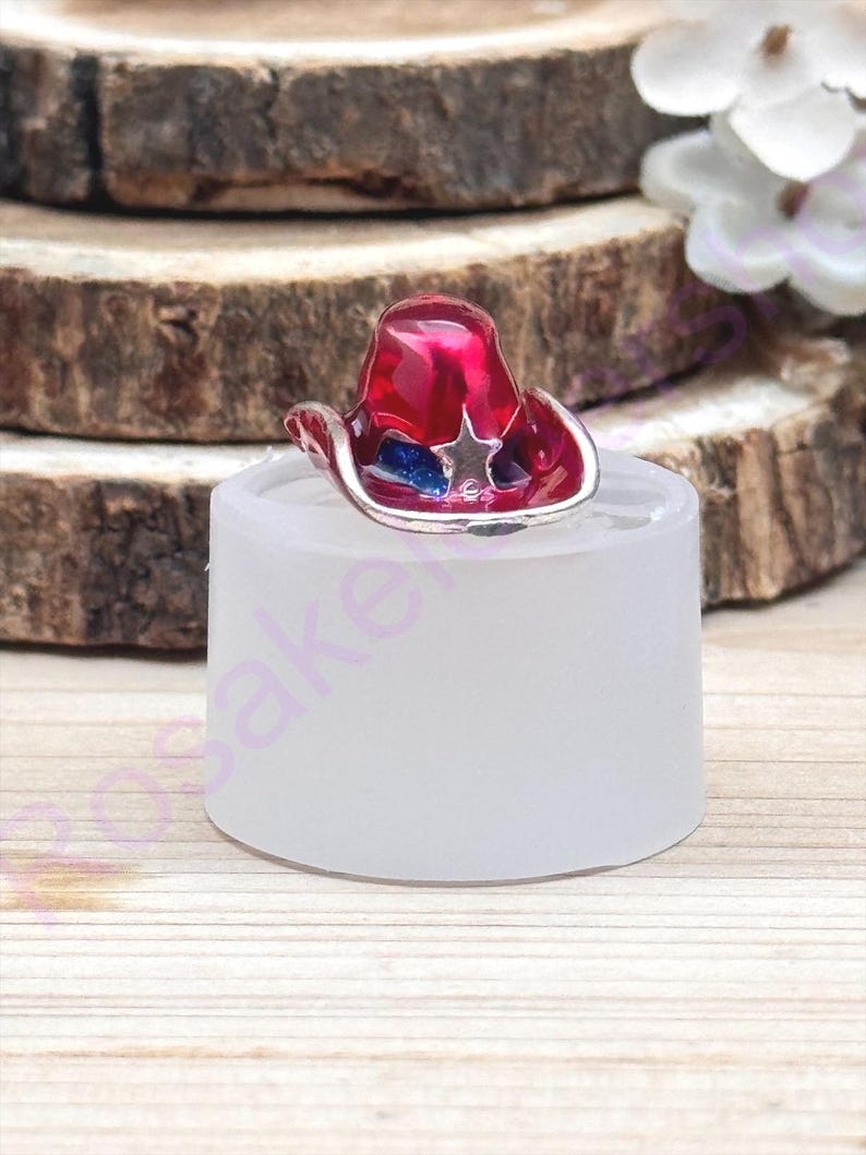 3D Tiny Hat Silicone Mold-cowboy Hat for Fondant-jewelry-polymer Clay ...