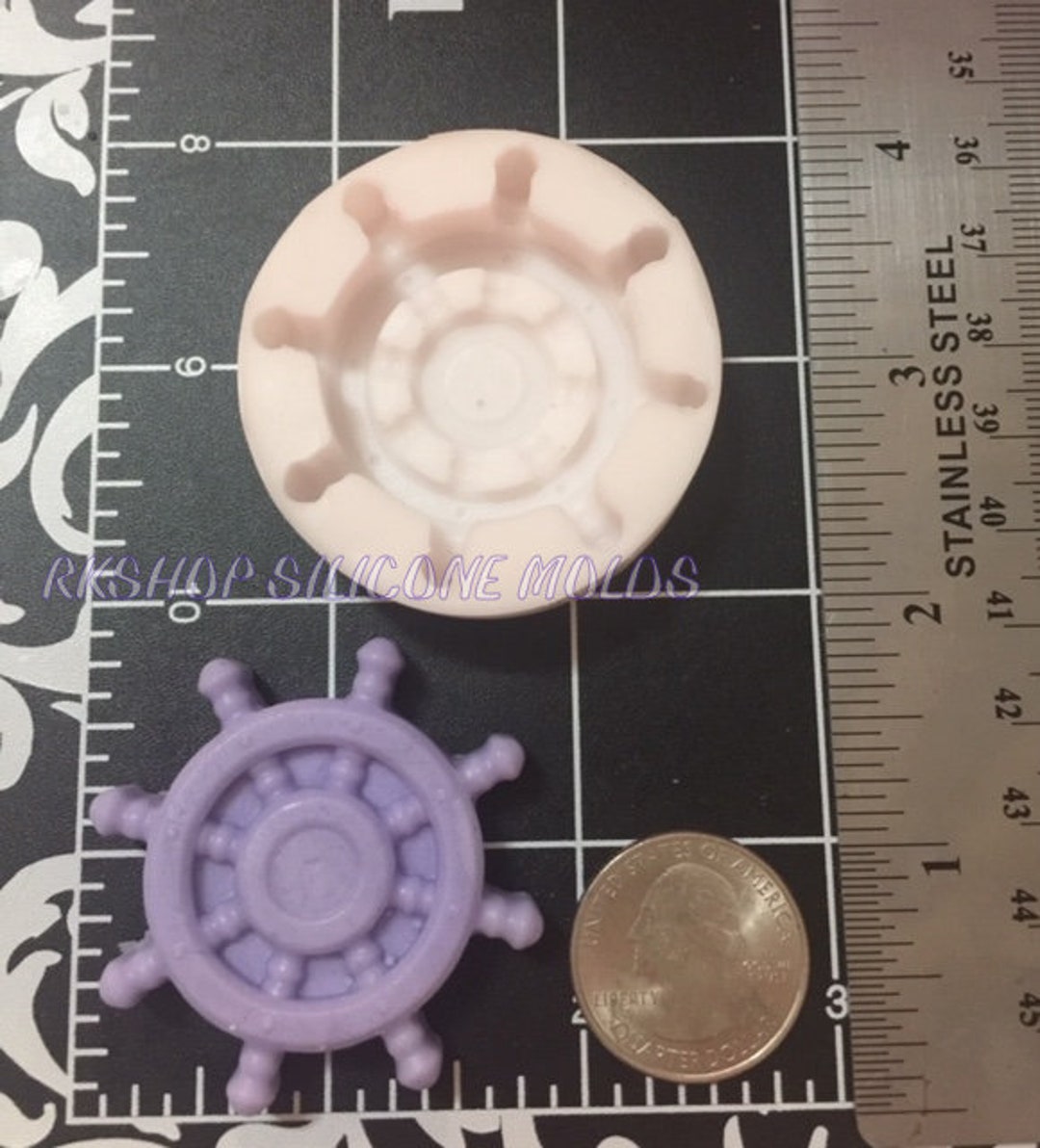 Ship Captain's Wheel Handmade Silicone Mold-nautical Mold for Fondant ...