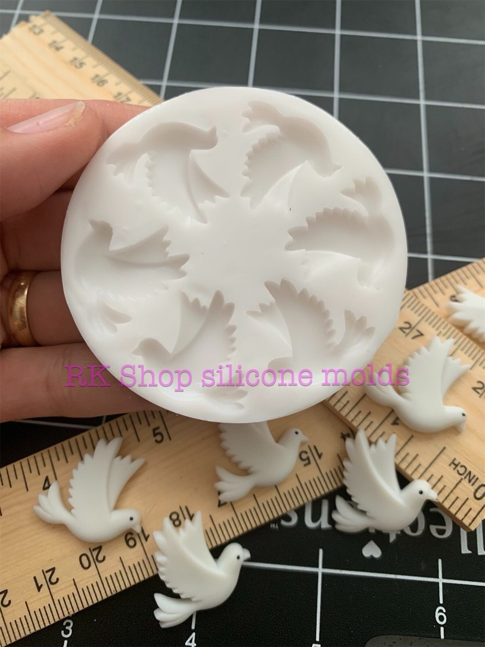 Dove Bird Silicone Mold 6 Cavities Size Tiny for - Etsy
