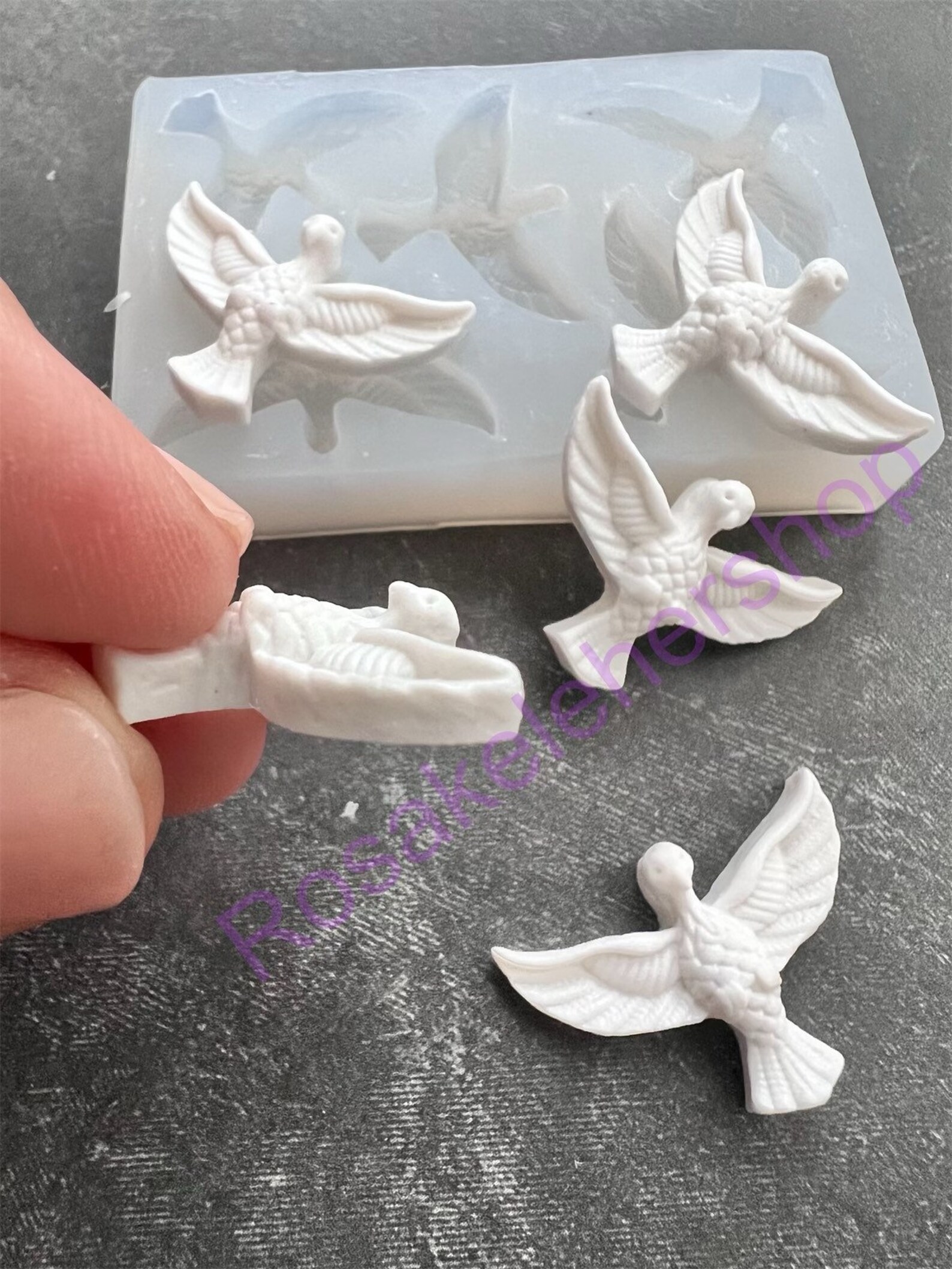 Dove Bird Silicone Mold Size Small for - Etsy