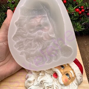 Santa Claus's Handmade Silicone Mold for Christmas-holidays Crafts ...
