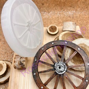 WAGON WHEEL Silicone Mold-cowboy-boys-western Wagon Wheel Mold-fondant ...