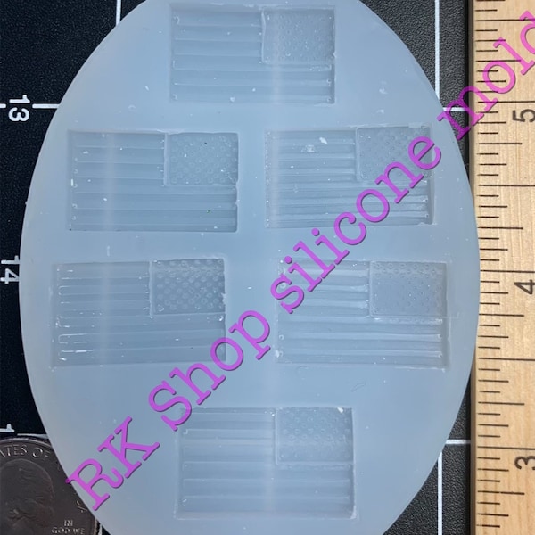 American Flag Resin Mold - Etsy