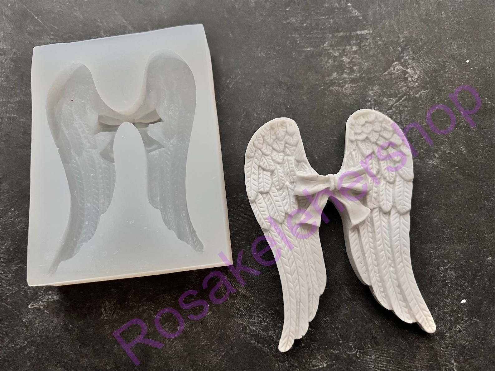 EXTRA LARGE Angel Wings-wing Silicone Mold (3) -resin-crafts-clay ...
