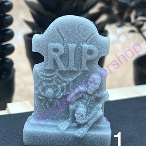 Tiny Cemetery Resin RIP Headstone Tombstone Decorations-halloween Decor ...
