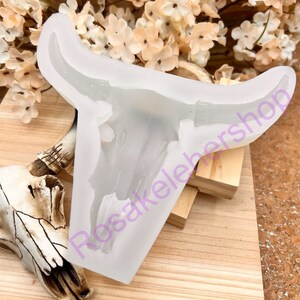 Cow Skull Head Silicone Mold X LARGE for Resin-handcrafts-polymer Clay ...