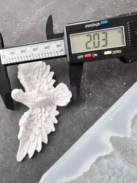 Pigeon Dove Bird Silicone Mold Size Large for Fondant-resin-handcrafts ...