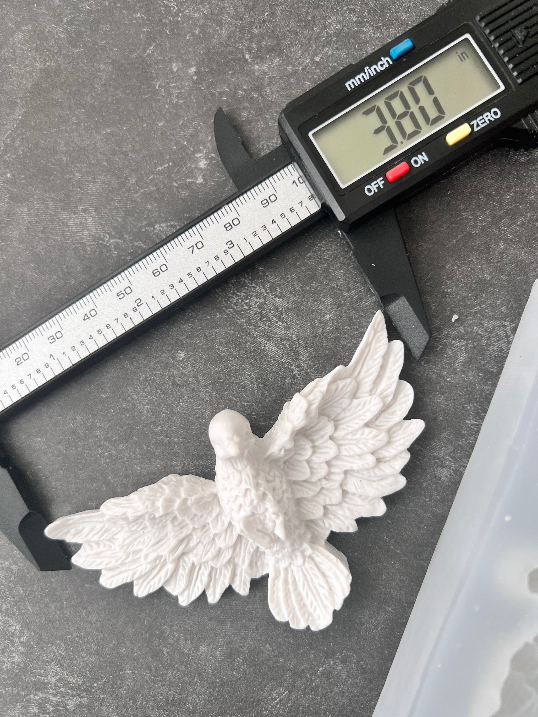 Pigeon Dove Bird Silicone Mold Size Large for Fondant-resin-handcrafts ...