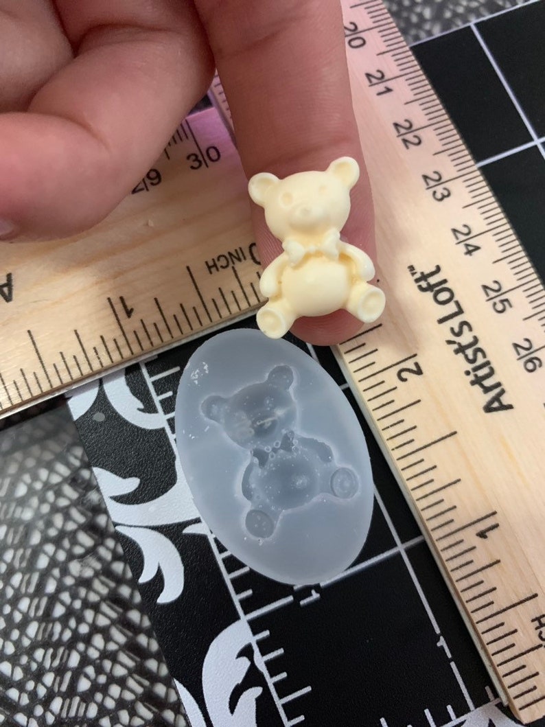 Teddy Bear Silicone Mold Very Tiny for Fondant-baby - Etsy
