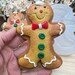 Gingerbread Man Handmade Silicone Mold for Christmas Ornaments-holidays ...