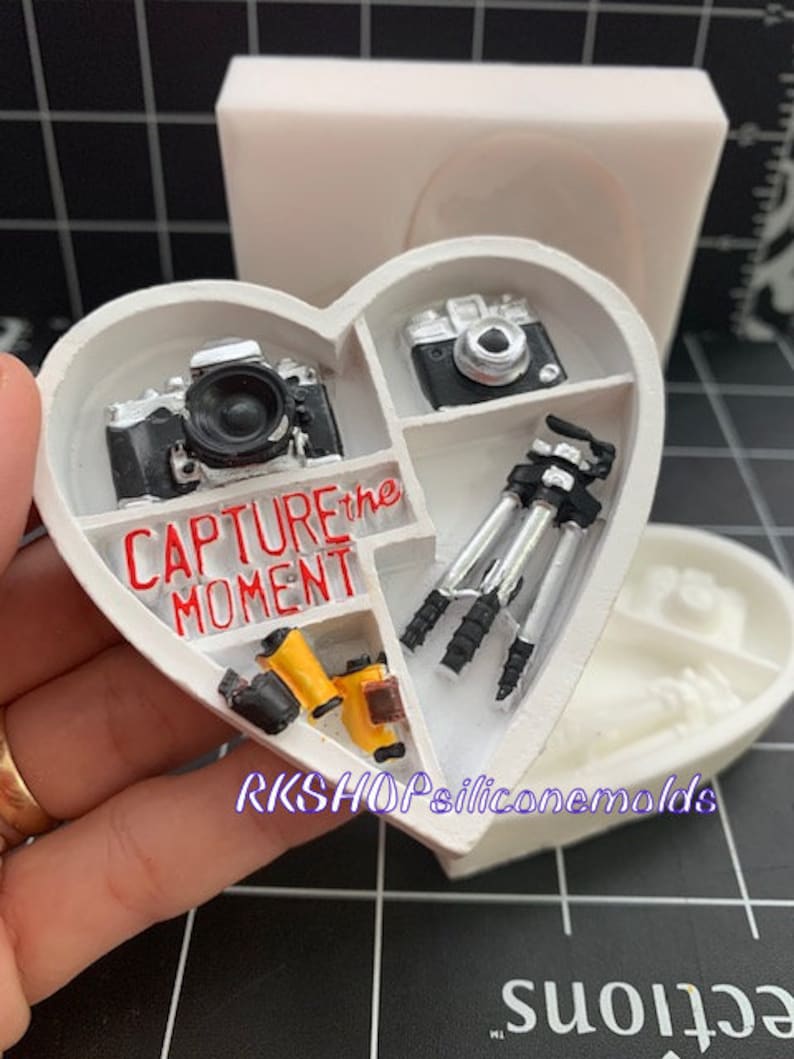 Camera-photography-tripod Heart Capture the Moment Handmade Silicone ...