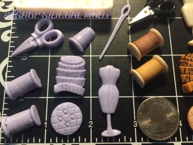 Sewing Gadgets-scissors-needle-thimble-spool-measuring | Etsy