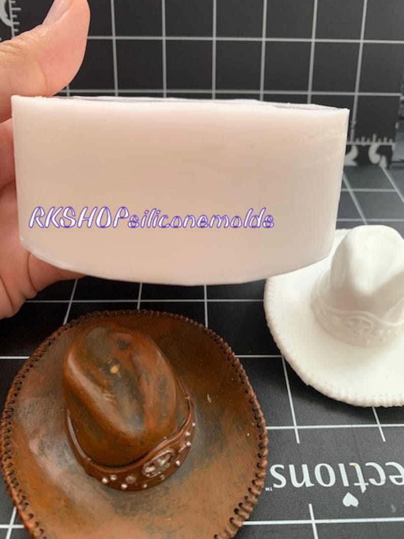 X-large 3D Hat Silicone Mold-cowboy Hat for Fondant-resin-polymer Clay ...