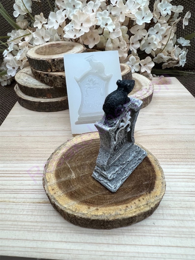 Tombstone Rats-vacancy-cemetery Headstone-halloween Silicone Mold for ...