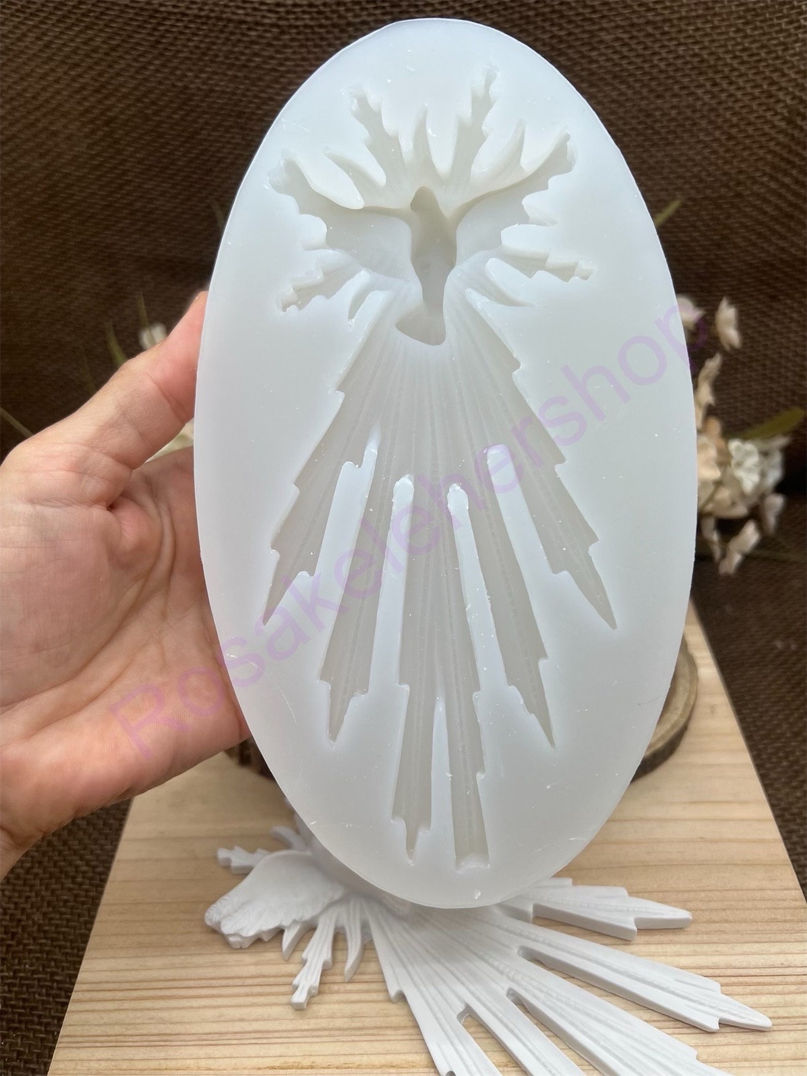HOLY SPIRIT Silicone Mold #14 for Christmas Ornament-resin-handcrafts ...