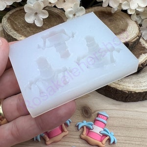 Tropical Light House Silicone Mold Sea-beach Mold for Fondant-resin ...
