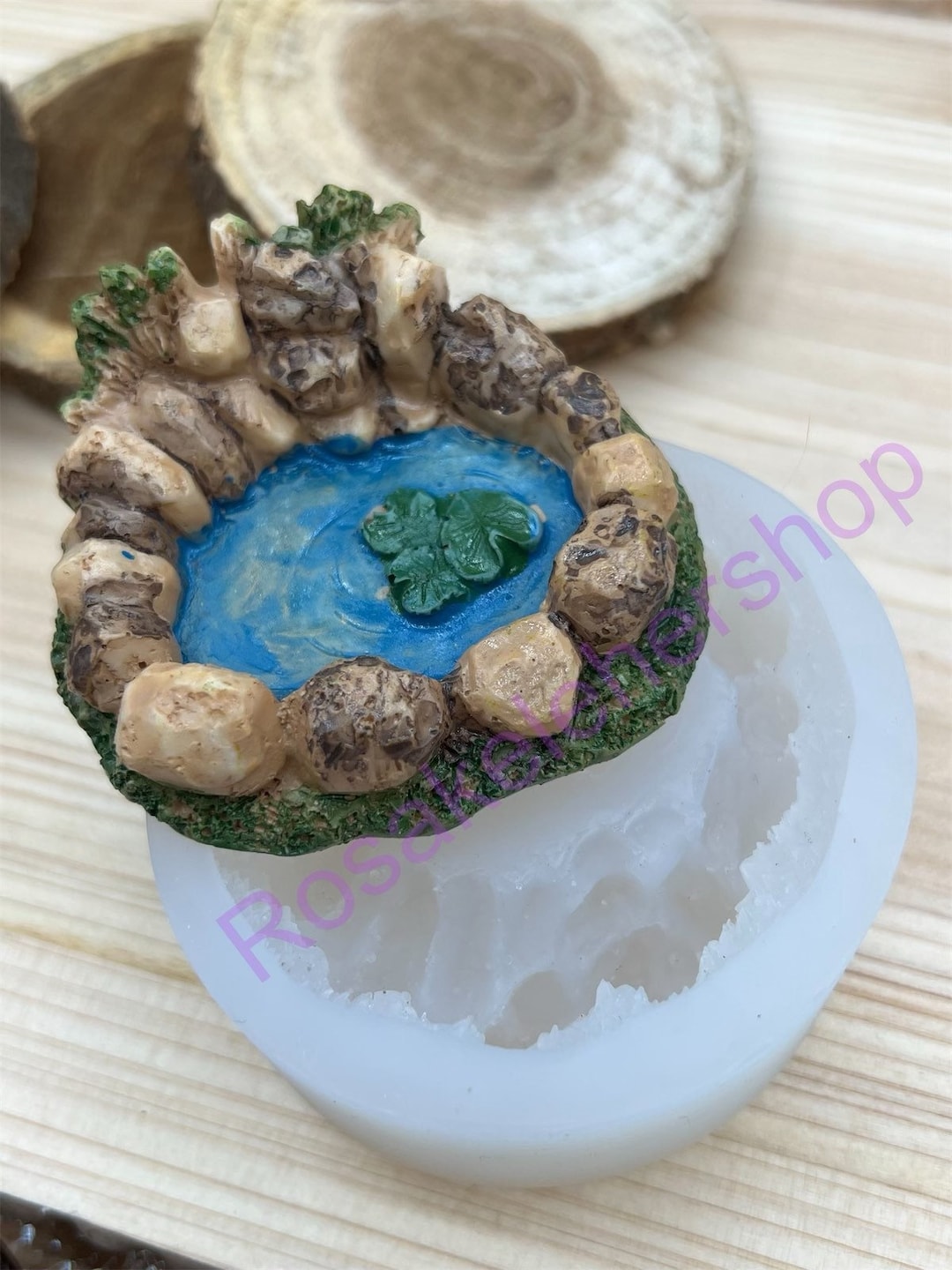 Small Lake-pond Silicone Mold -fishi Pond-resin-clay-handcrafts-soap ...