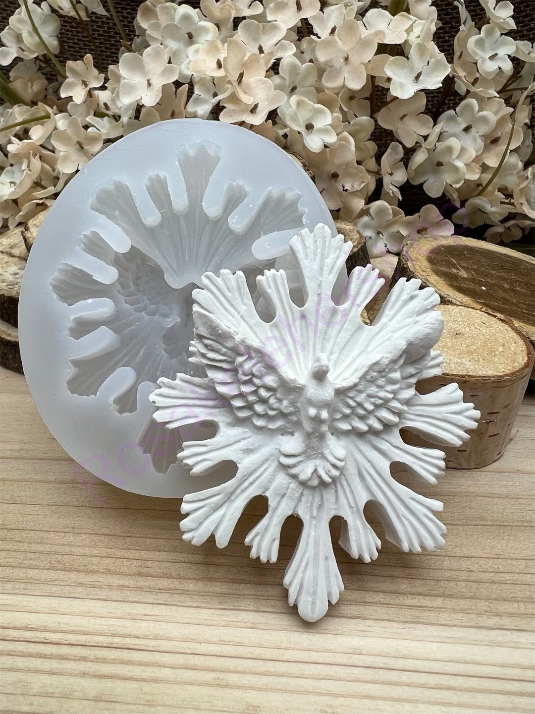 HOLY SPIRIT Silicone Mold #10 Christmas Ornament-resin-handcrafts ...