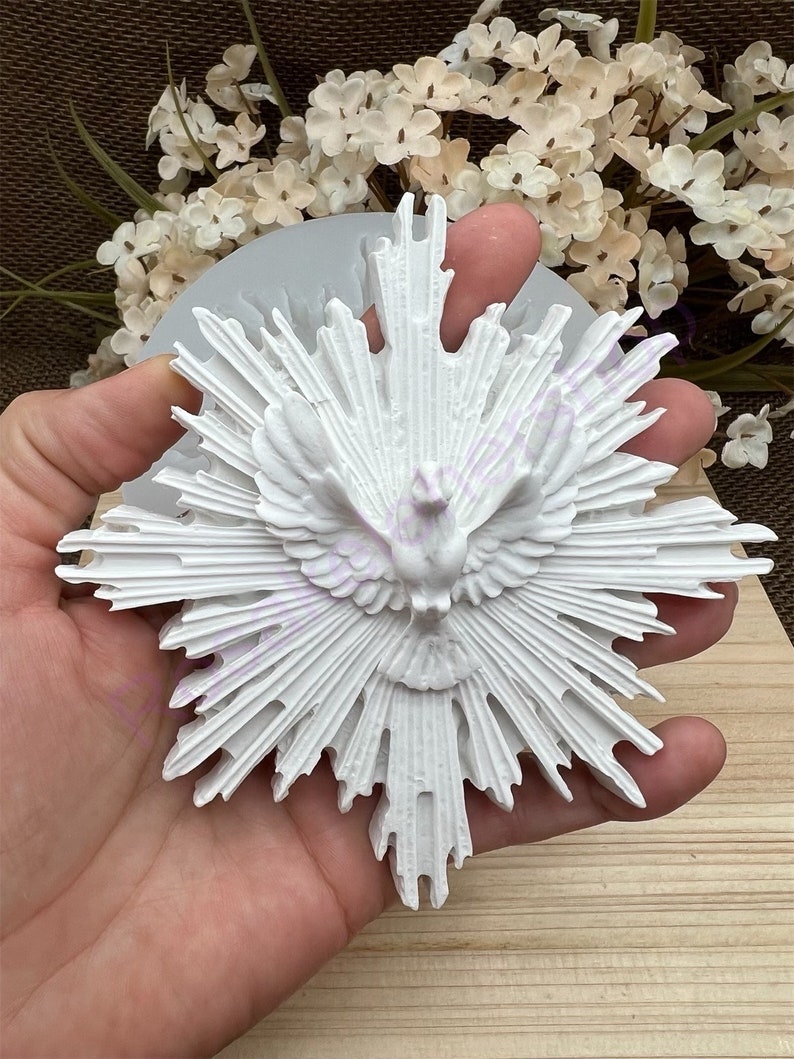 HOLY SPIRIT Silicone Mold #4 for Christmas Ornament-resin-handcrafts ...