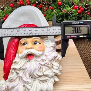 Santa Claus's Handmade Silicone Mold for Christmas-holidays Crafts ...