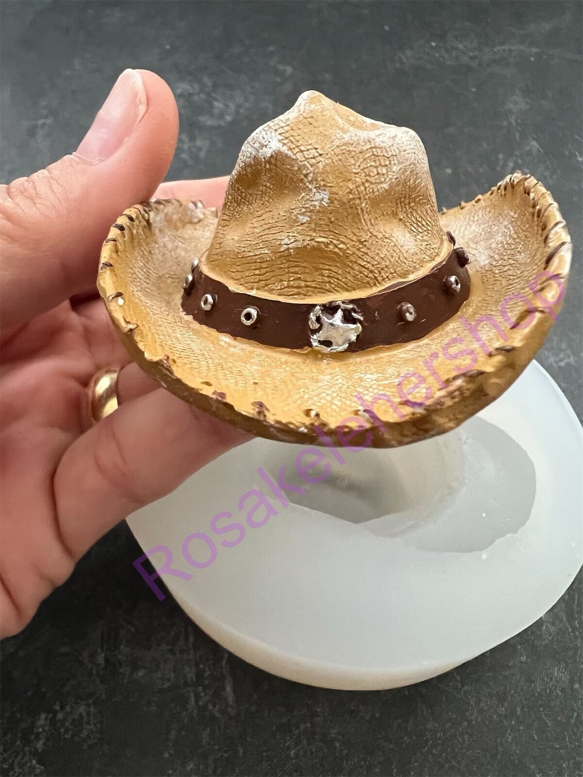 Large 3D Hat Silicone Mold-cowboy Hat for Jewelry-polymer Clay-resin ...