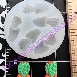 Carrots-vegetables-food Silicone Mold for Fondant-resin-handcrafts ...