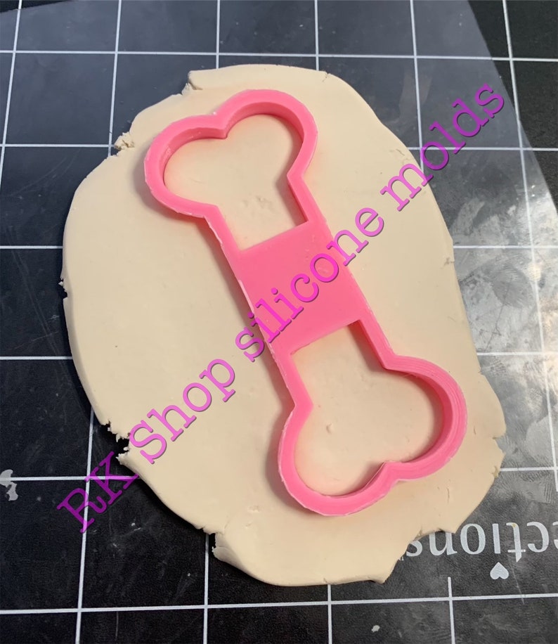 3D Printed Dog Bone Cutter cookie Dough-embossing Cutters - Etsy