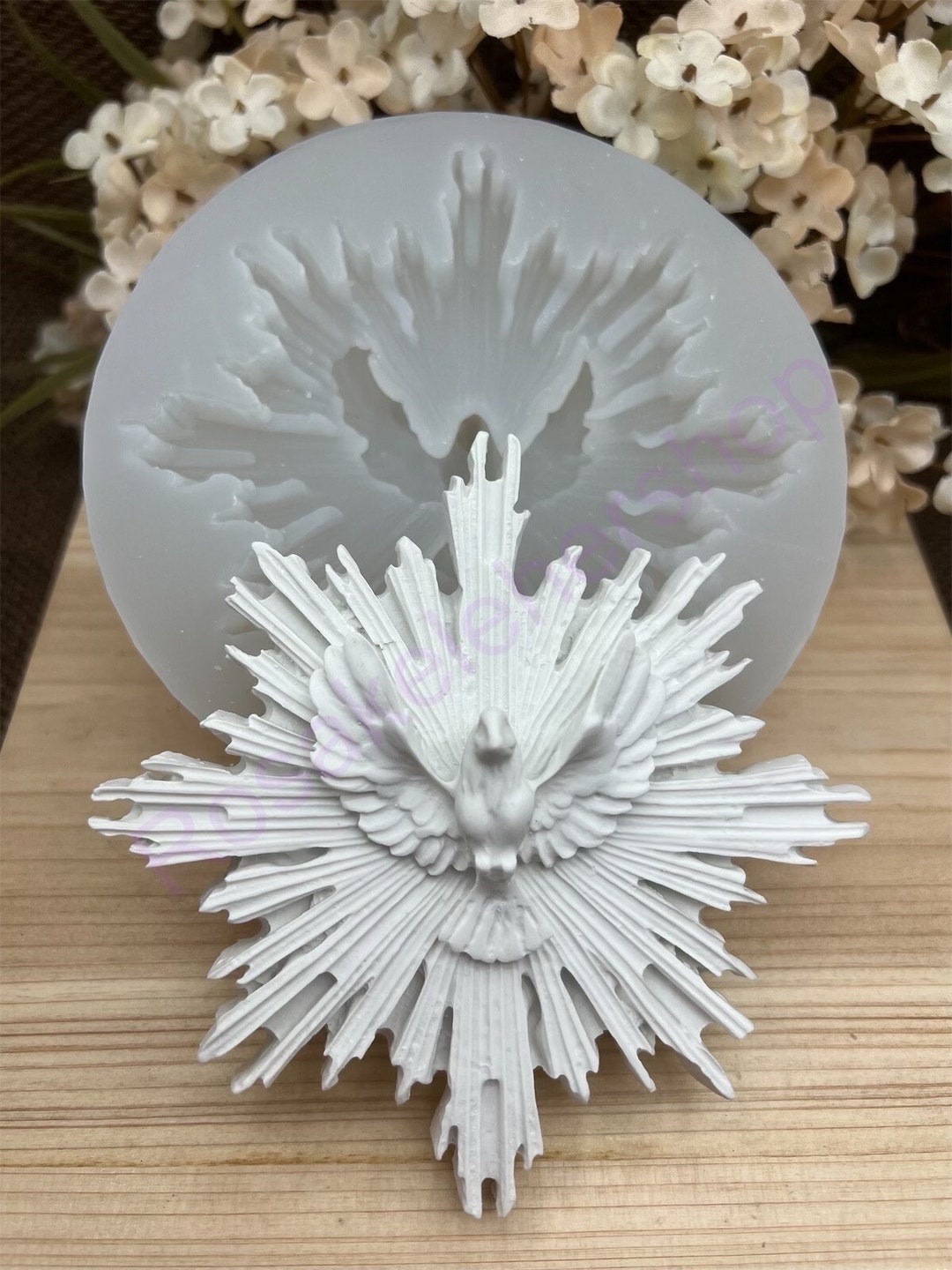 HOLY SPIRIT Silicone Mold #4 for Christmas Ornament-resin-handcrafts ...