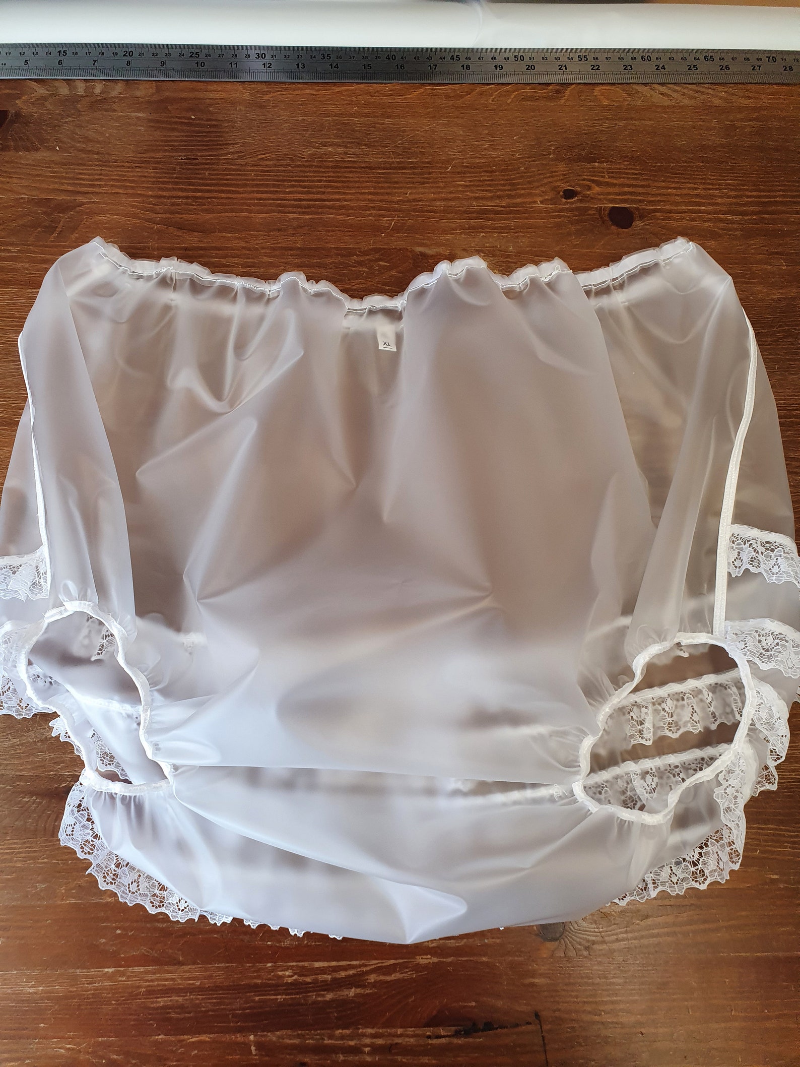 46/48 Hip Lace Ruffle Clear Plastic Waterproof - Etsy UK