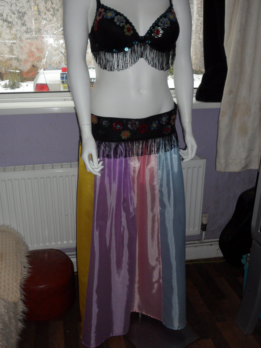 Plus Size Belly Dance Bra, Belt and Skirt Set Size 38D - Etsy