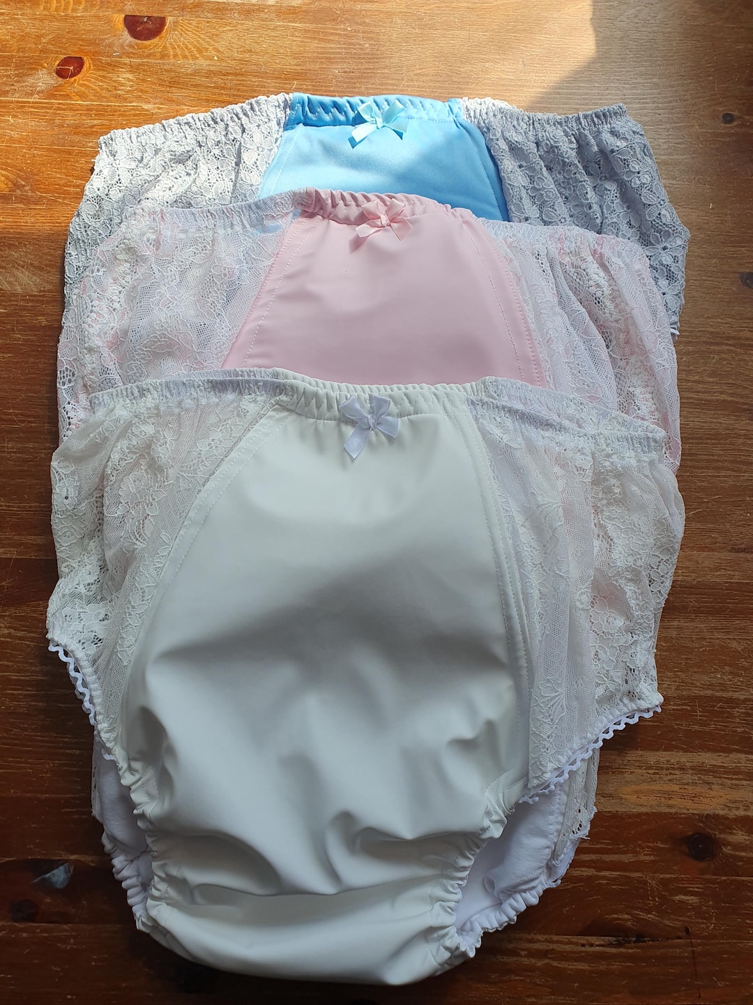 Pack of 3 - 42"/44" Hip - Lace Period Pants - Incontinence Pants ...