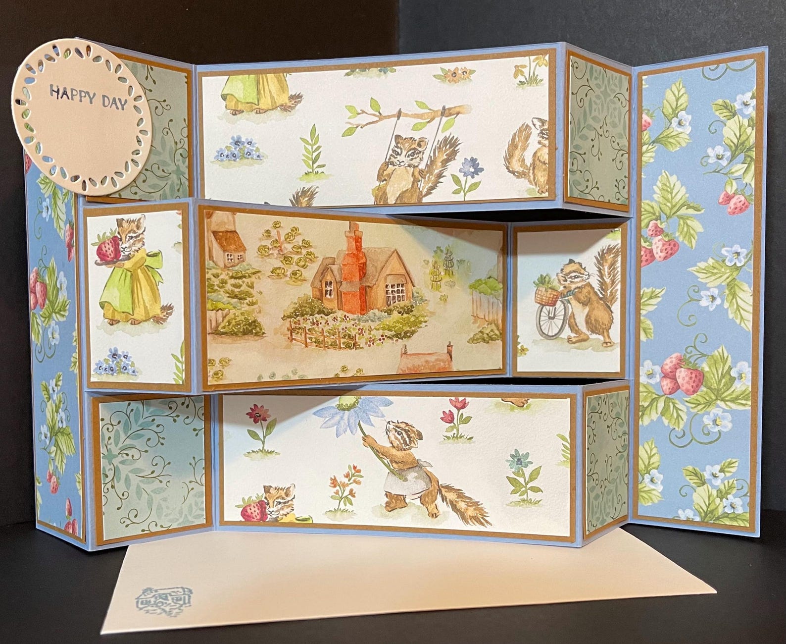 Storybook Collage Card Set of 2 - Etsy