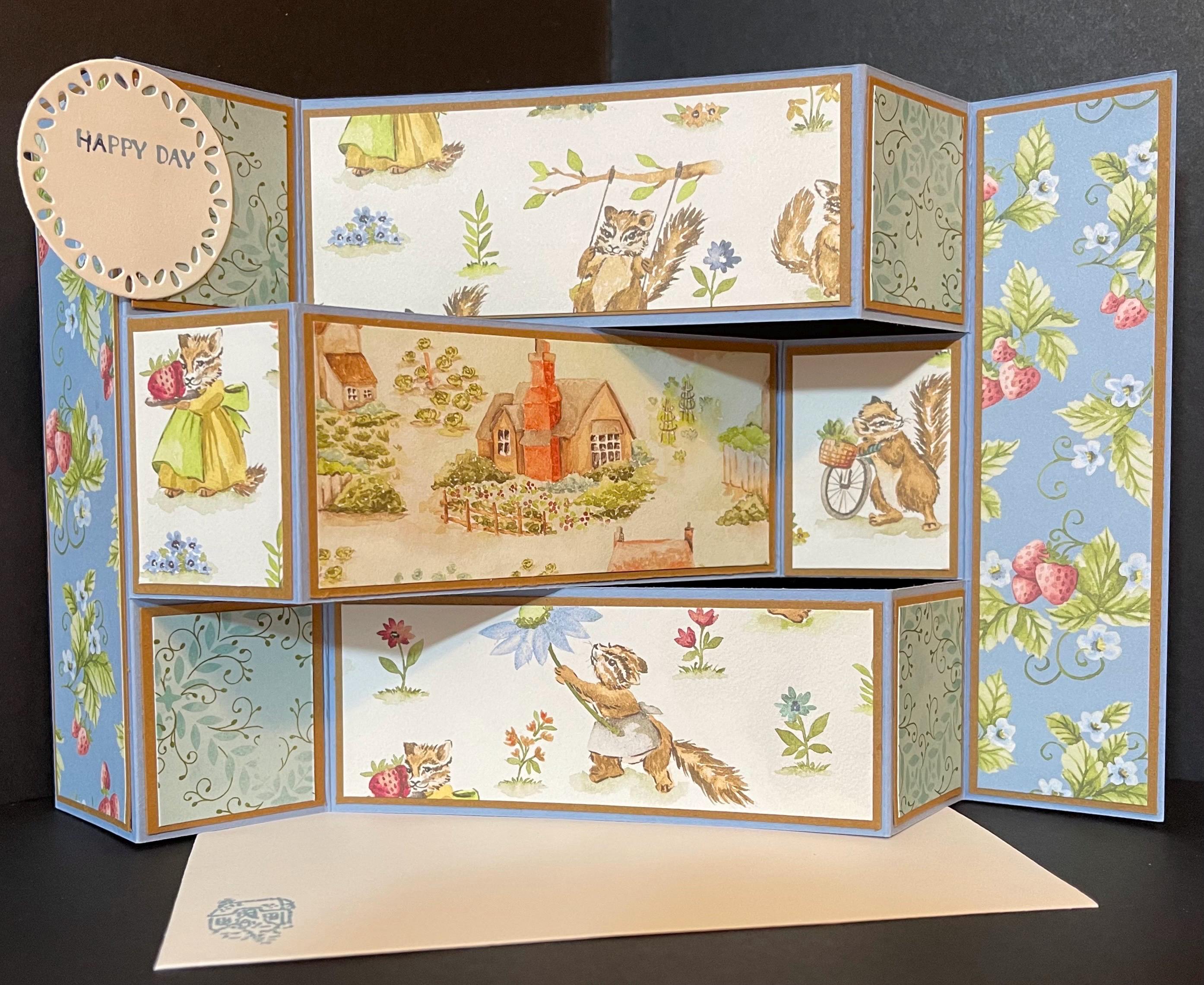 Storybook Collage Card Set of 2 - Etsy