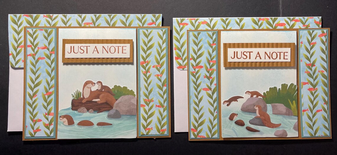 Otters Just a Note - Set of 4 Pictured - Etsy