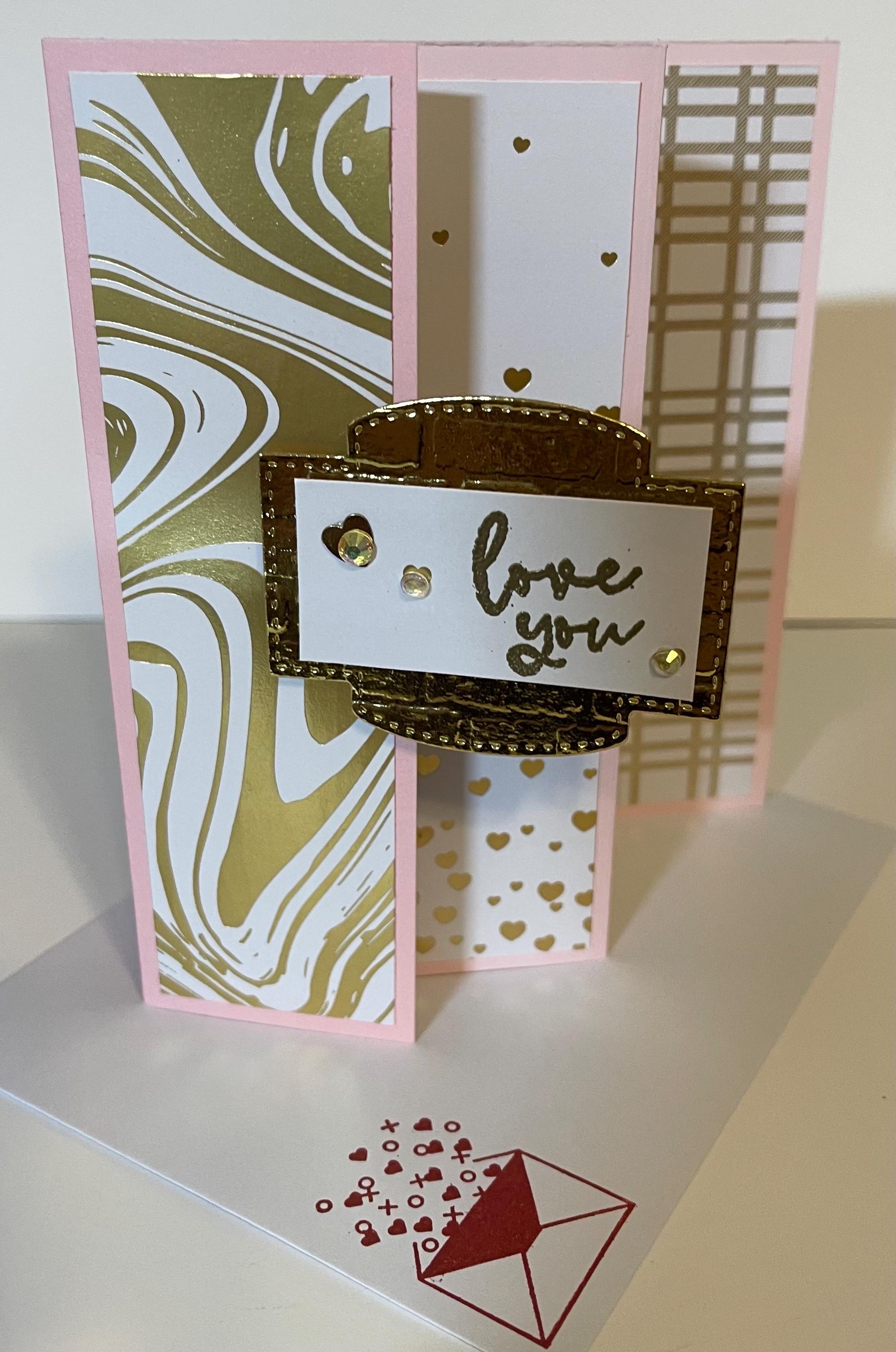 Fun Fold Valentines Cards Set of 4 - Etsy