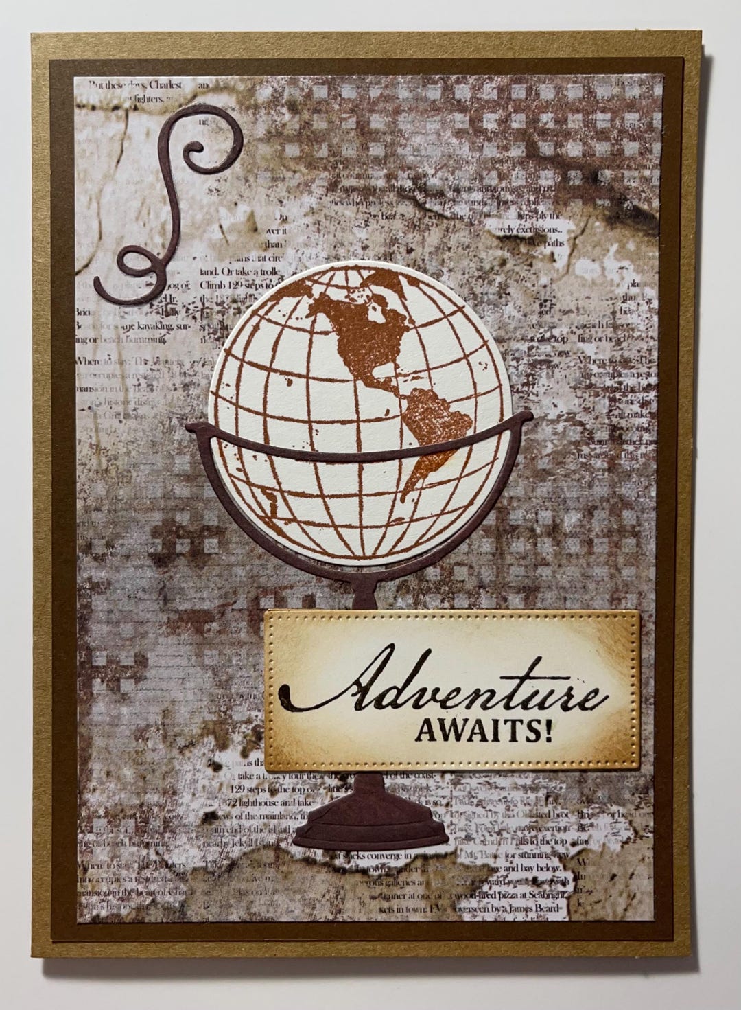 World Cards Set of 2 - Etsy