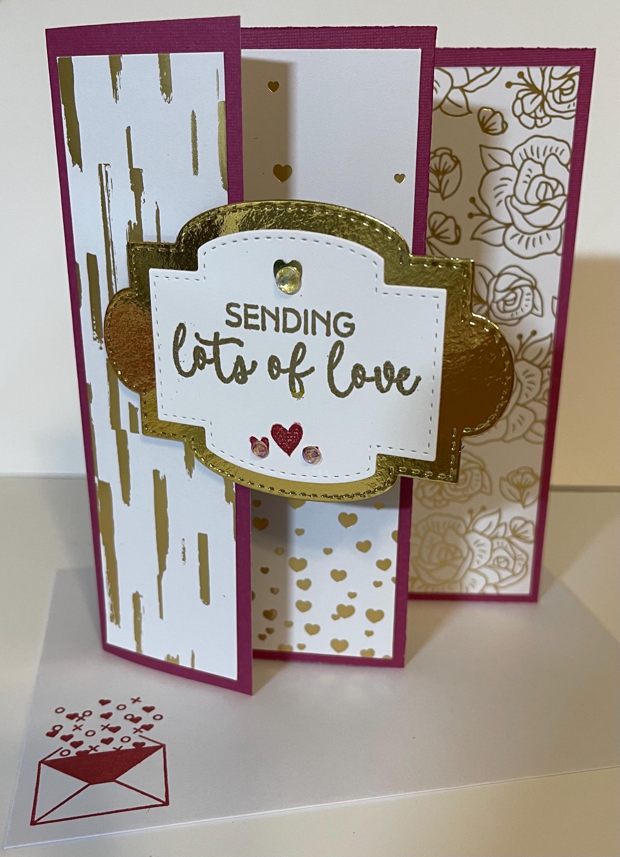 Fun Fold Valentines Cards Set of 4 - Etsy