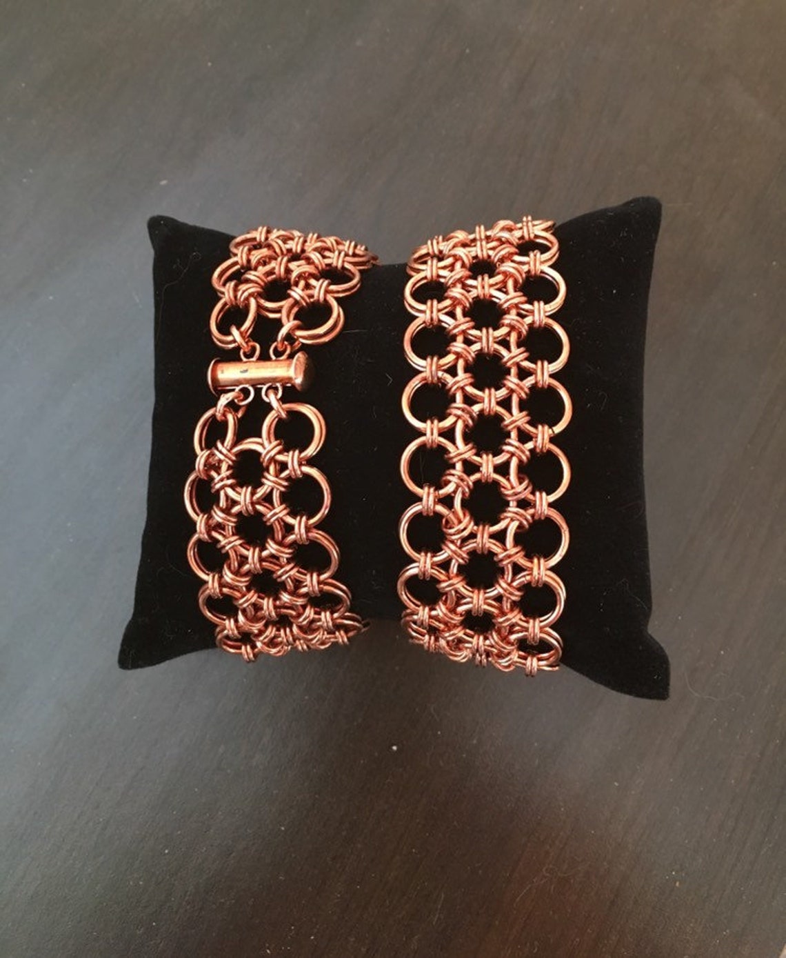 Japanese Lace Chainmaille Copper Bracelet - Etsy