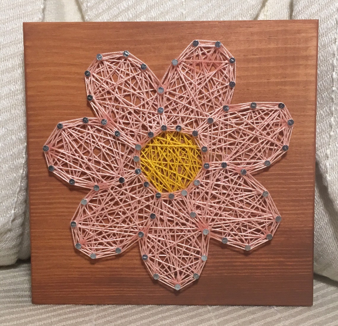 MADE TO ORDER Flower/daisy String Art Floral Home Decor - Etsy