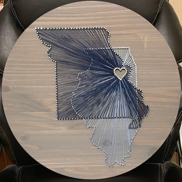 Two State String Art - Etsy