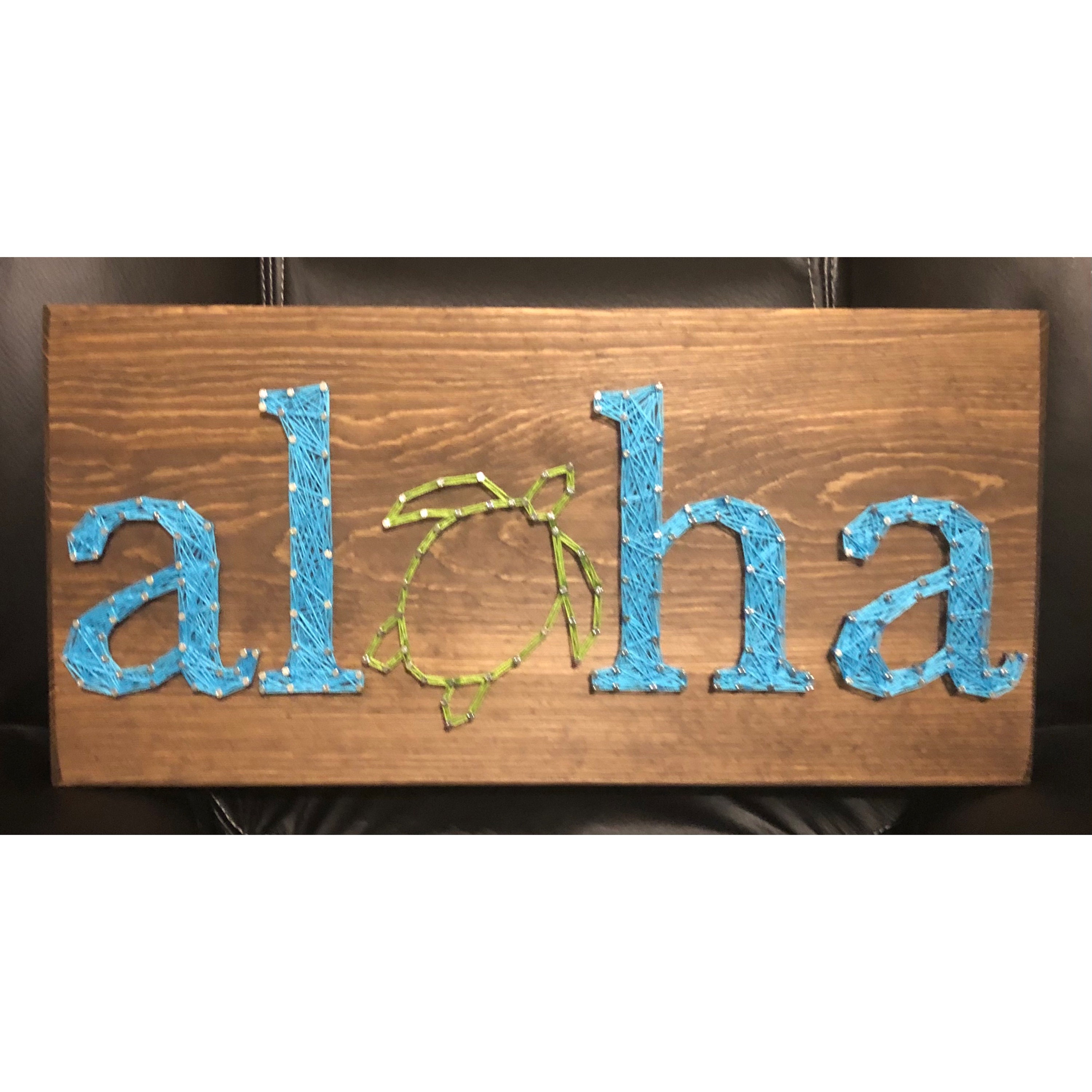 MADE TO ORDER Aloha String Art Turtle Wall Art Tortoise | Etsy