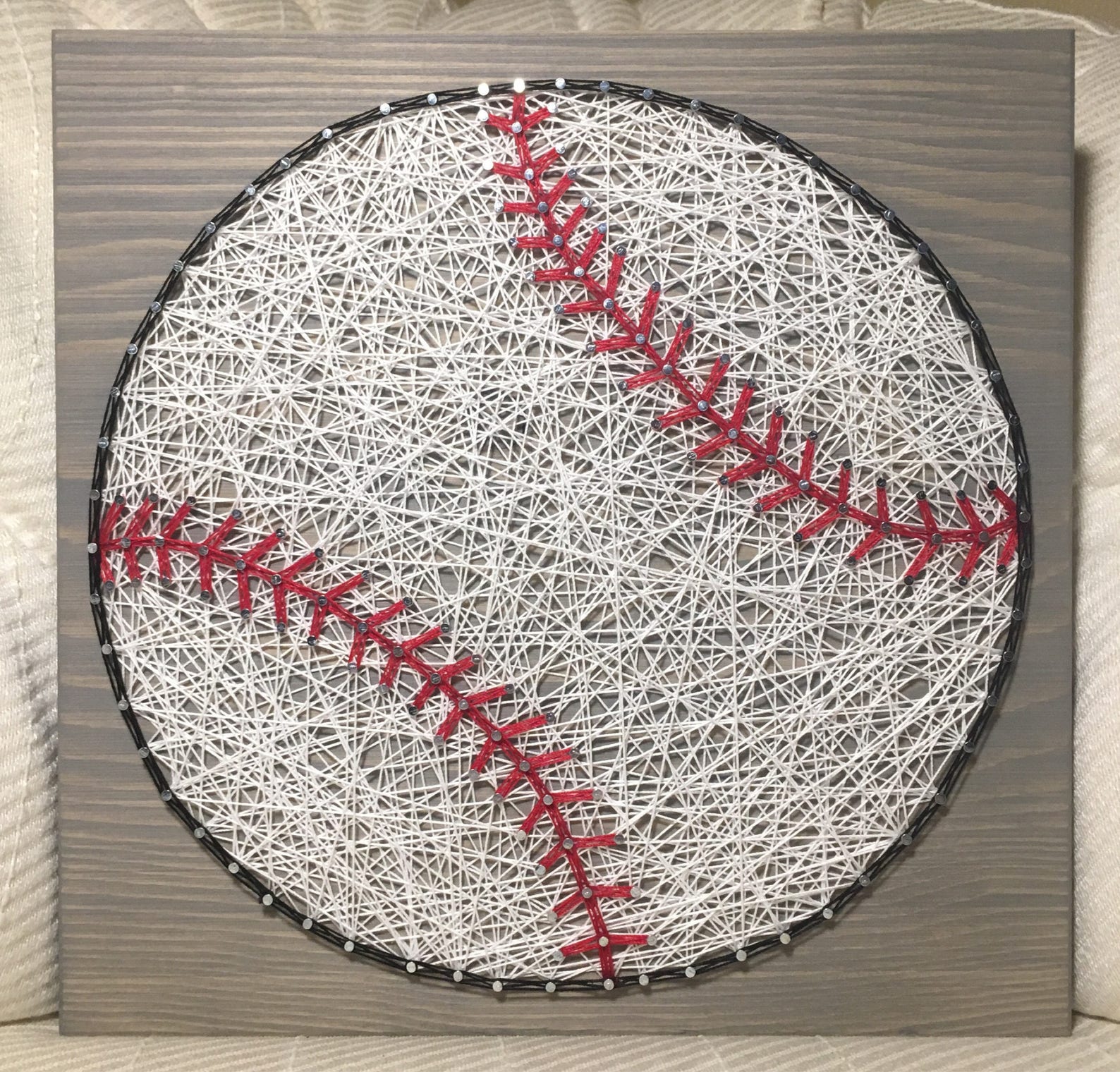 Baseball String Art Sign, Sports Art, Kids Room, Boy Gift, Wall Decor ...