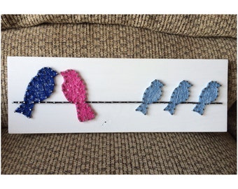 String Art Bird - Etsy