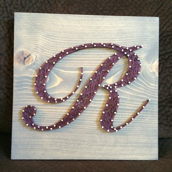 Made to Order Letter/initial String Art Name Wall Decor - Etsy