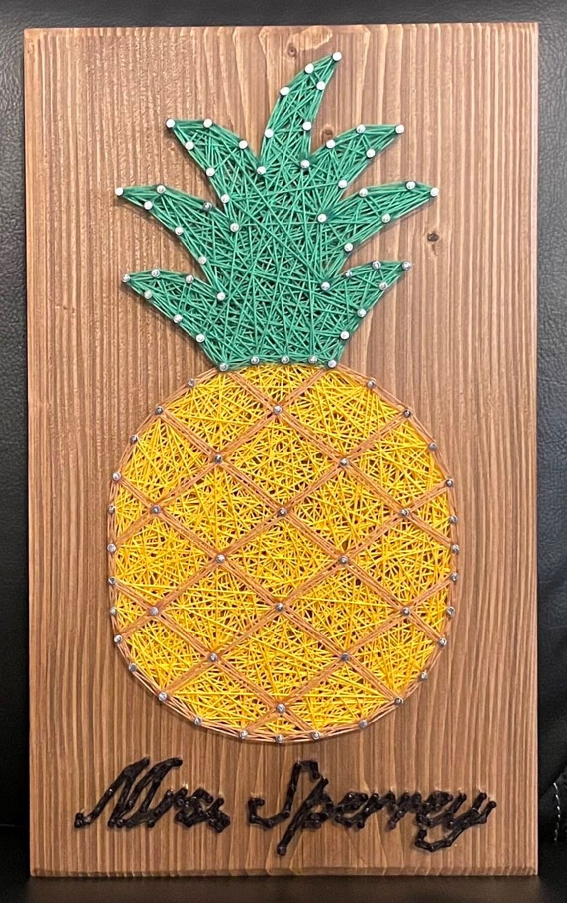 Pineapple Welcome String Art, Hawaii, Wall Art, Home Decor, Entryway ...