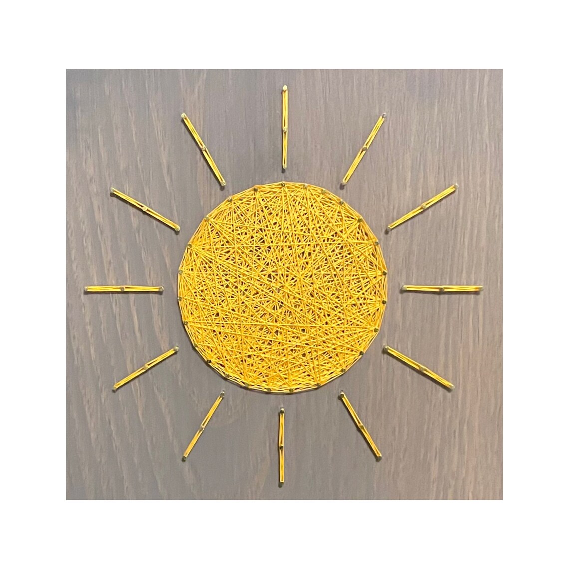 Made to Order Sunshine String Art Sign Sun Nursery Theme - Etsy