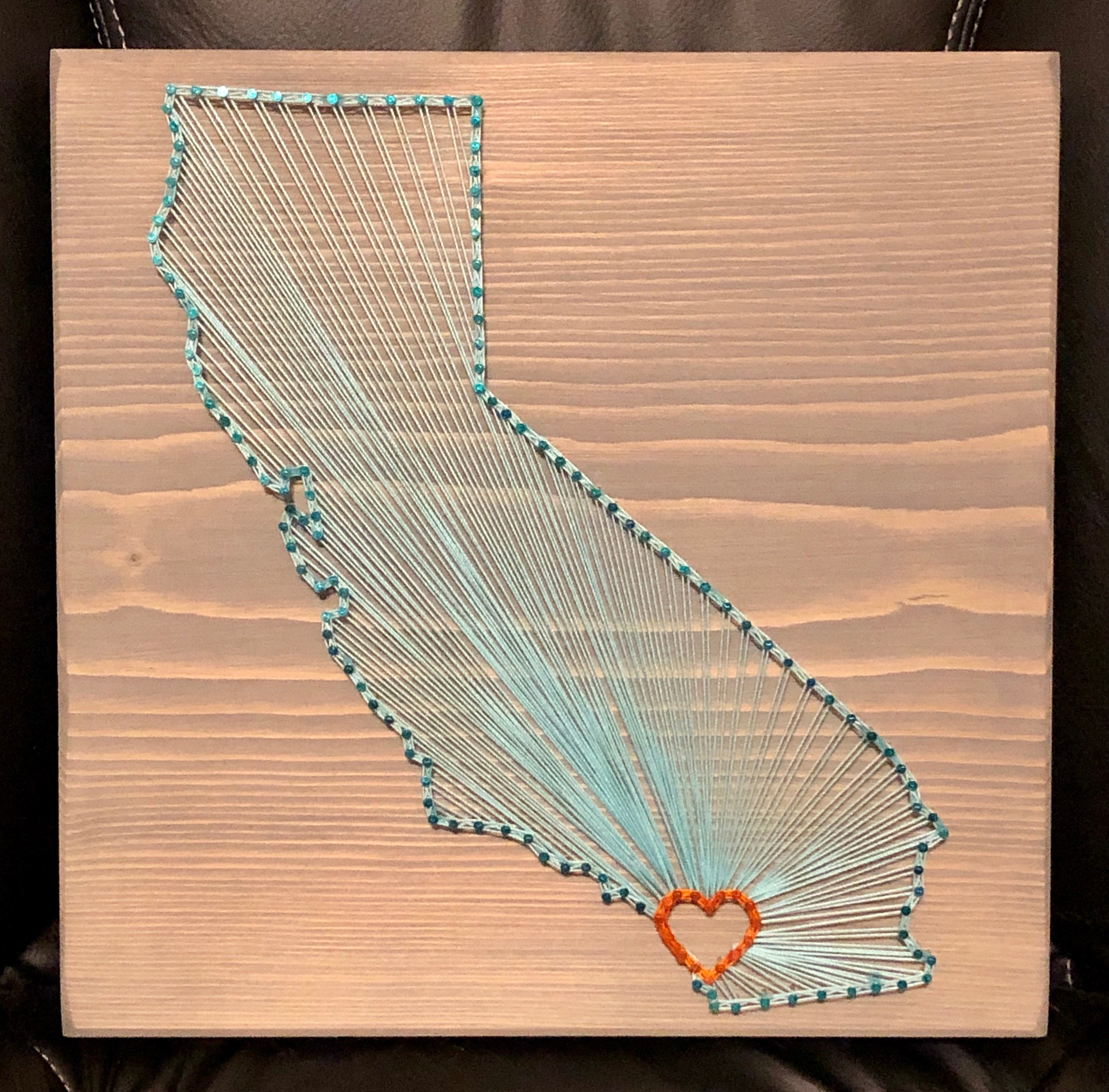 Made to Order ANY STATE String Art Sign Wood Sign Wedding | Etsy