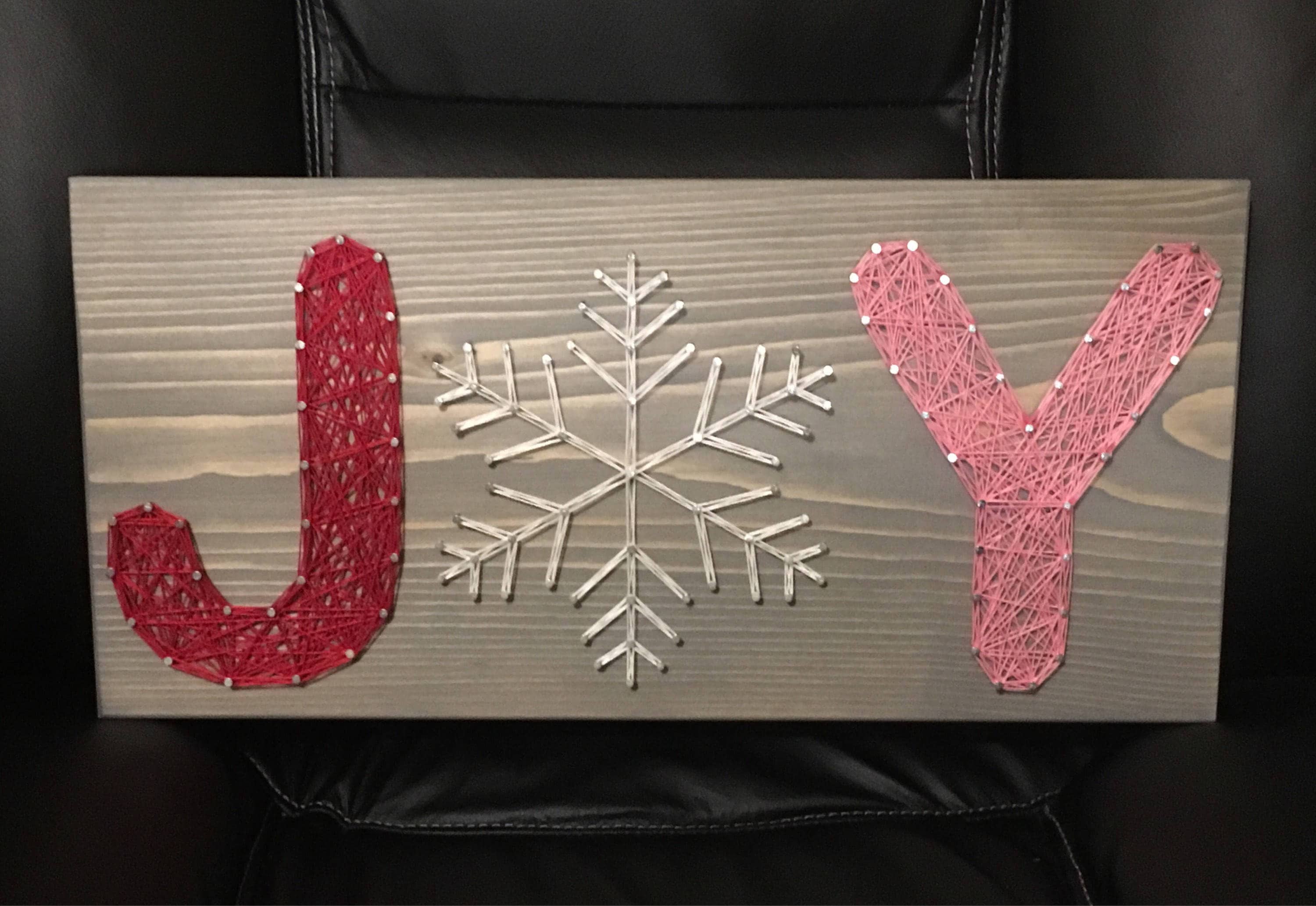 Made To Order JOY String Art Christmas Decor Holiday | Etsy